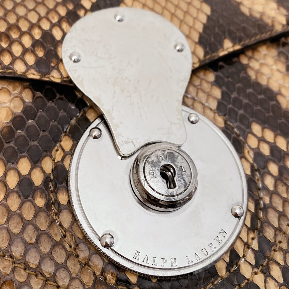 Ralph Lauren Collection Ricky Exotic Python Snake Ski… - Gem